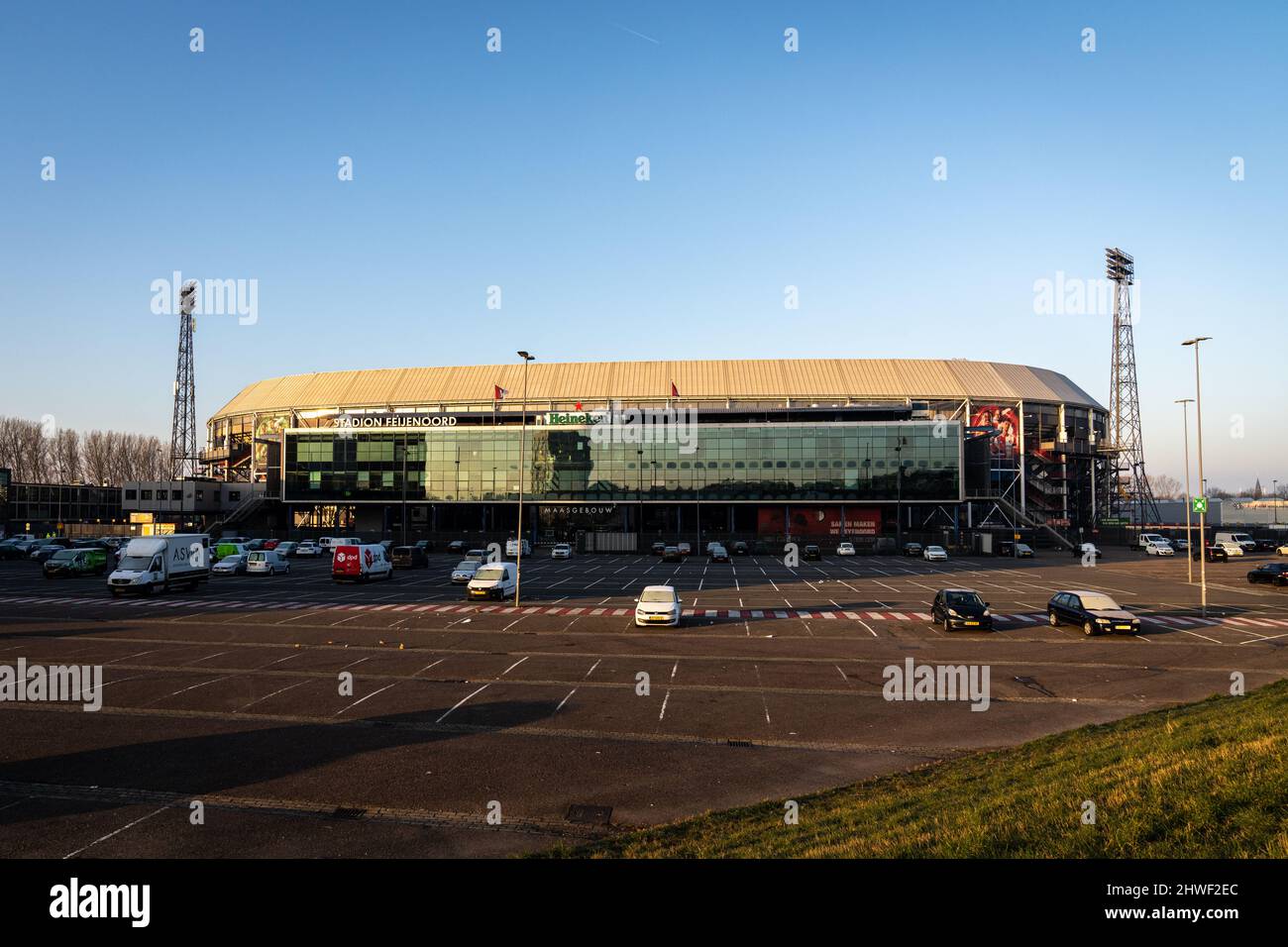 Rotterdam - Stadion Feijenoord De Kuip before the match between ...