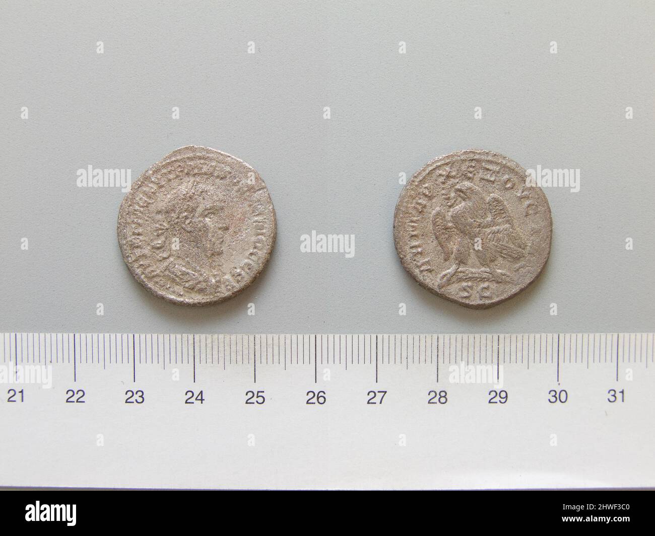 Tetradrachm of Trajan Decius, Emperor of Rome from Antioch. Ruler ...