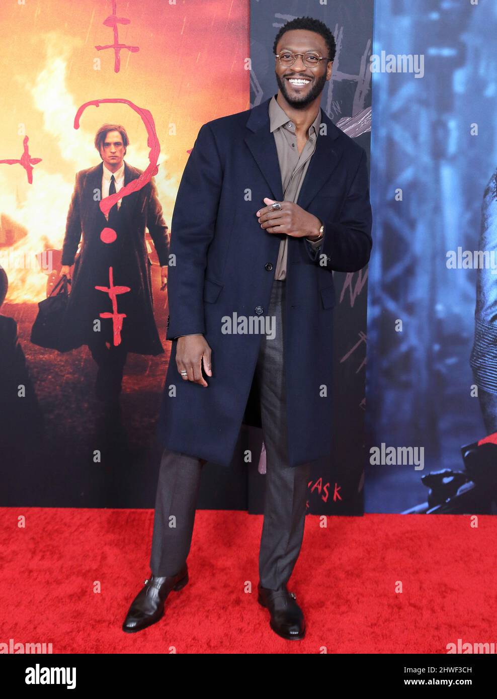 01 March 2022 - New York, New York - Aldis Hodge. “The Batman” World ...