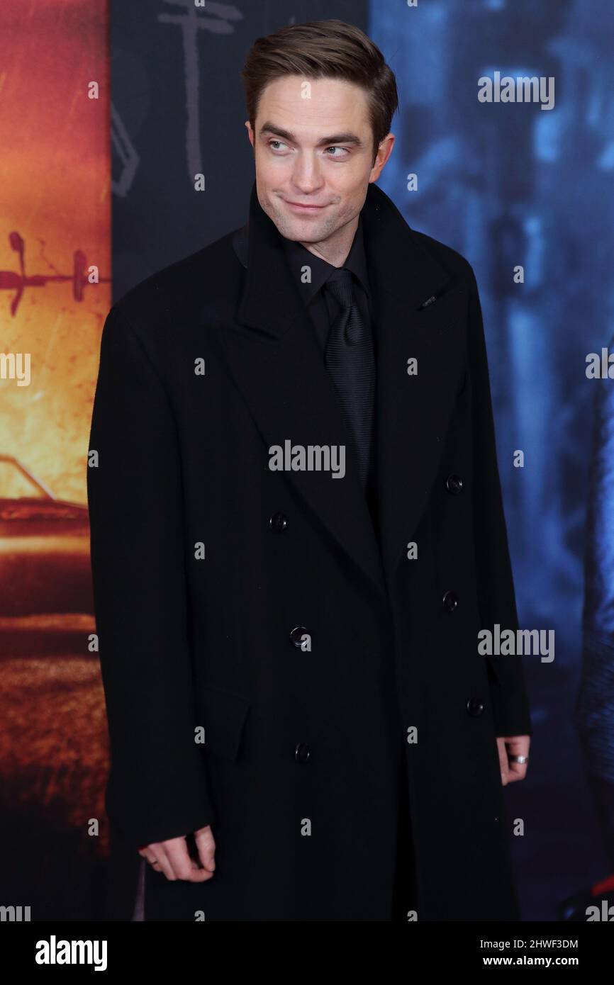 01 March 2022 - New York, New York - Robert Pattinson. “The Batman ...