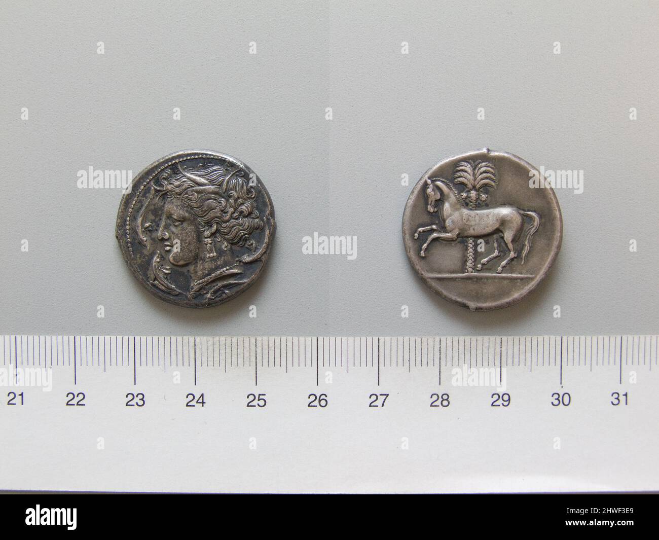 Tetradrachm from Panormus. Mint: Panormus, Sicily Artist: Unknown Stock ...