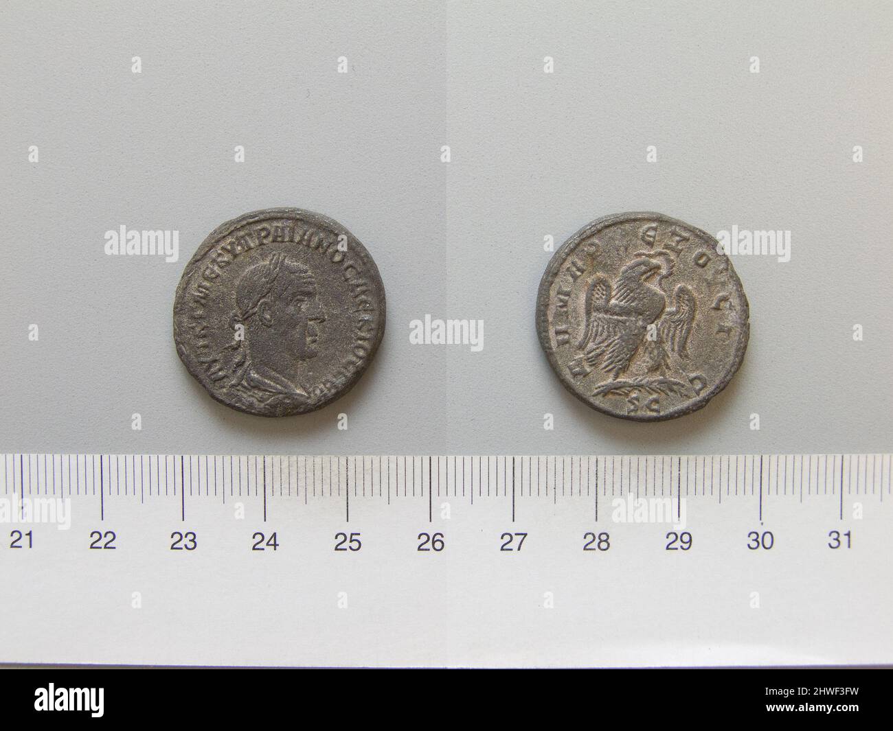 Tetradrachm of Trajan Decius, Emperor of Rome from Antioch. Ruler ...