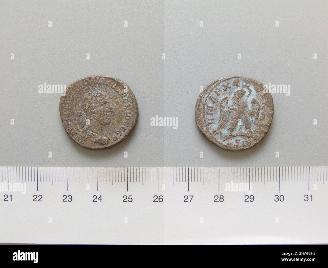 Tetradrachm of Trajan Decius, Emperor of Rome from Antioch. Ruler ...