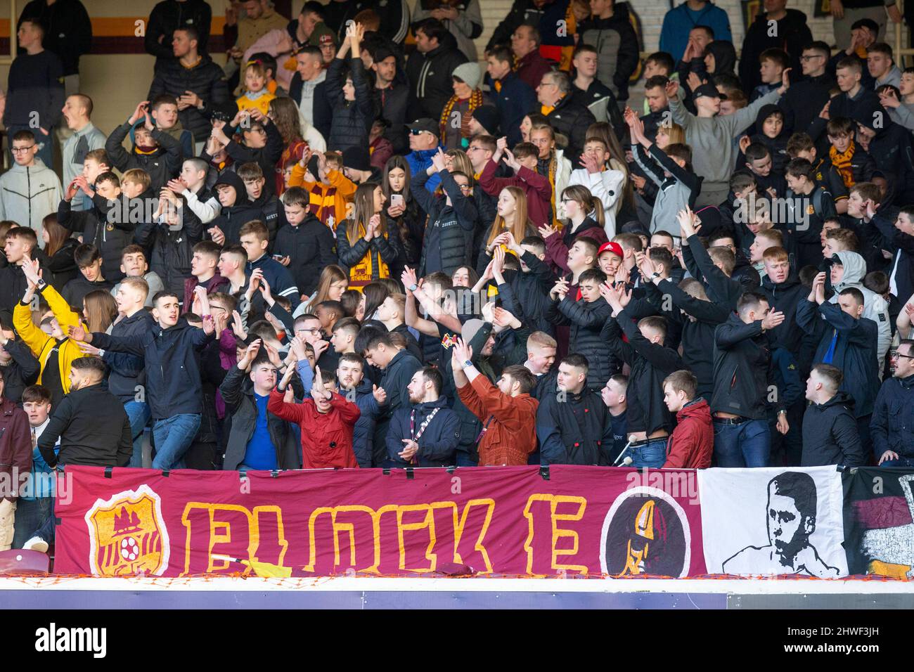 Motherwell, Scotland, UK. 5th March 2022 ; Fir Park, Motherwell ...