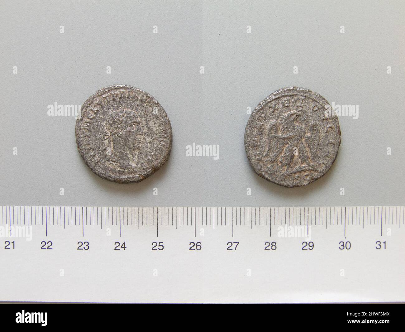 Tetradrachm of Trajan Decius, Emperor of Rome from Antioch. Ruler ...