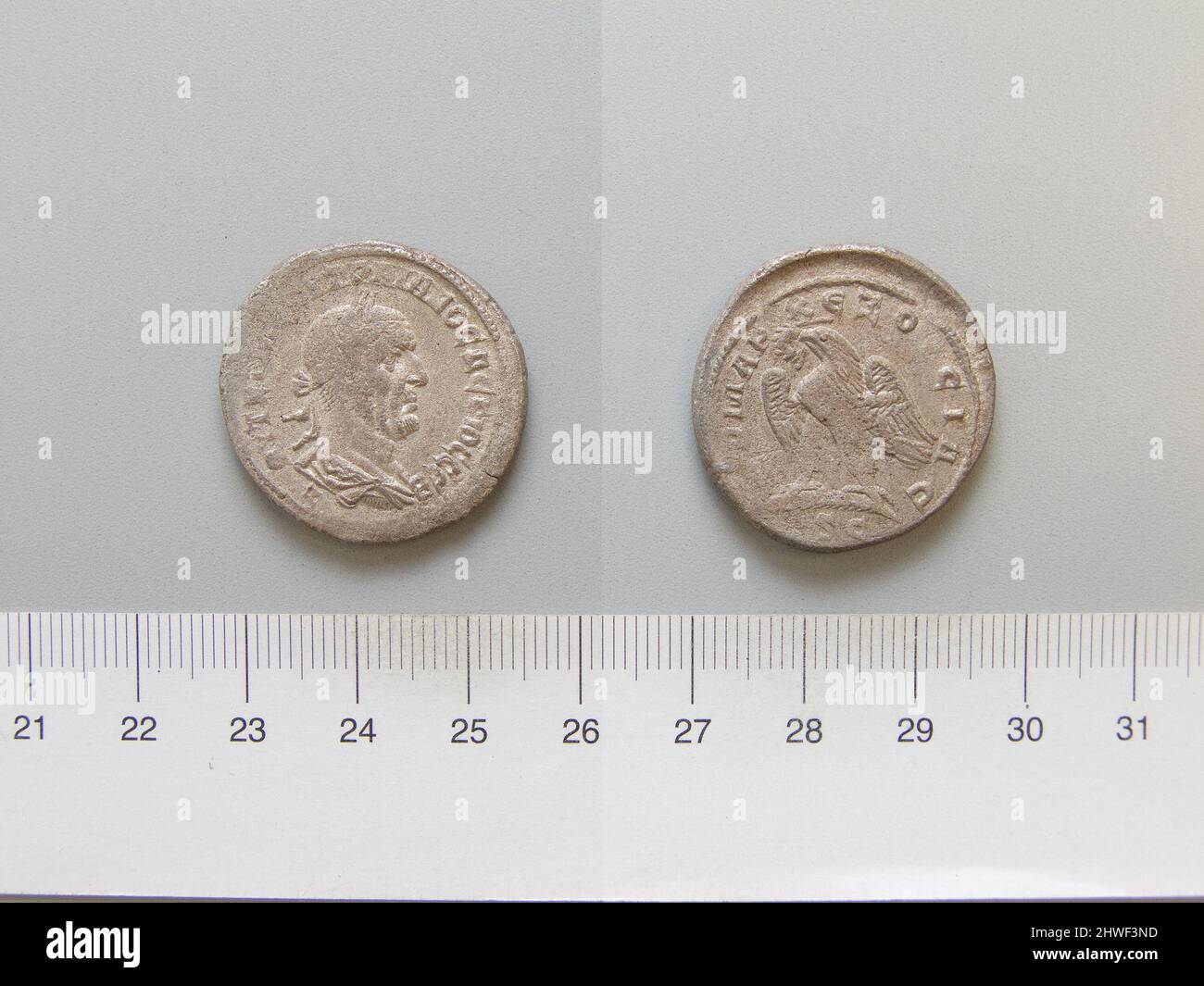 Tetradrachm of Trajan Decius, Emperor of Rome from Antioch. Ruler ...