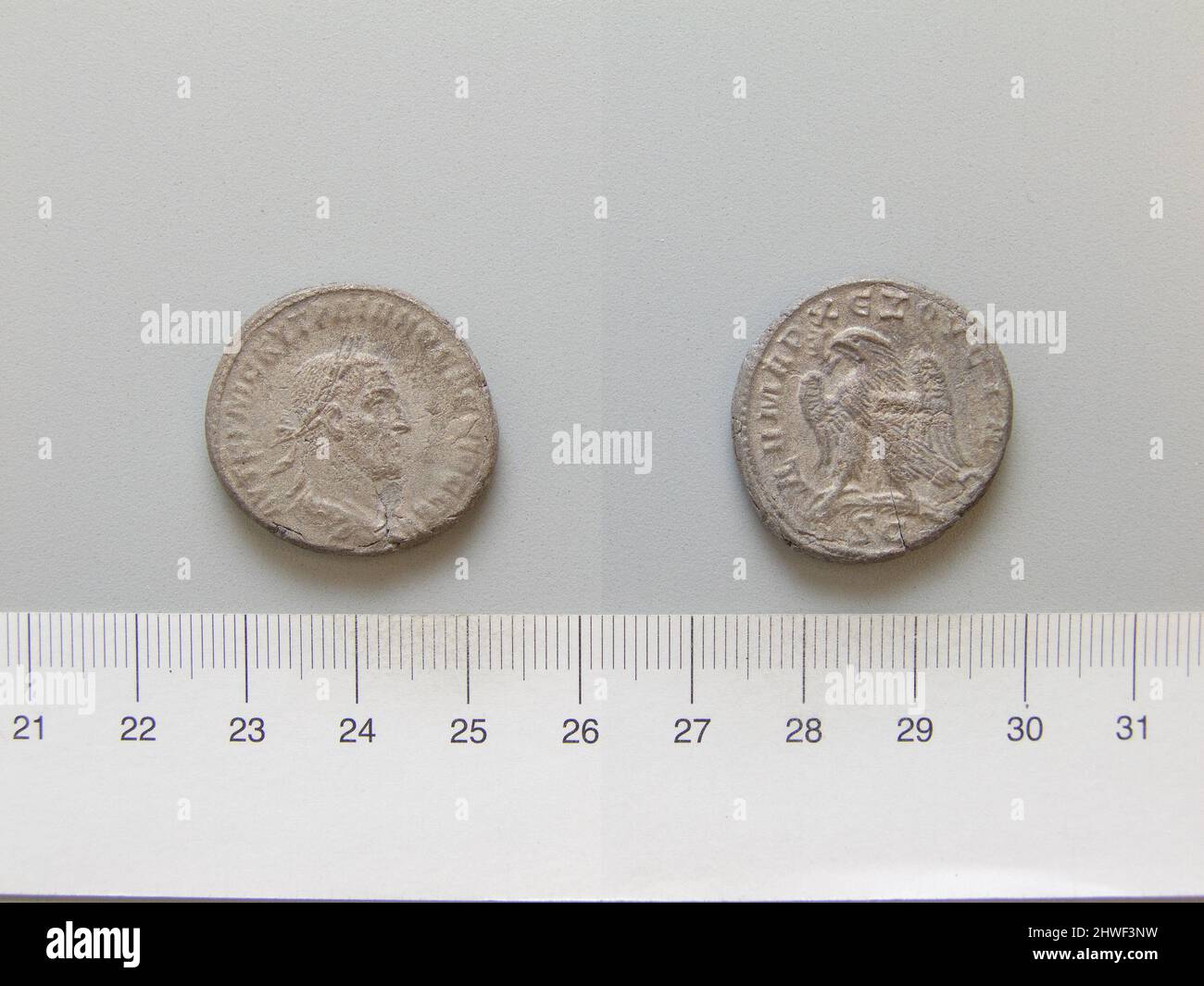 Tetradrachm of Trajan Decius, Emperor of Rome from Antioch. Ruler ...