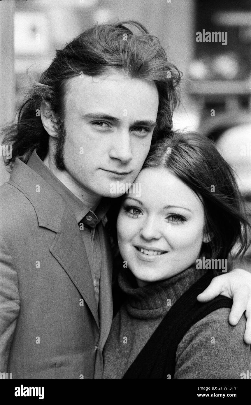 Phil Collins, the drummer in the pop group 'Flaming Youth' today ...