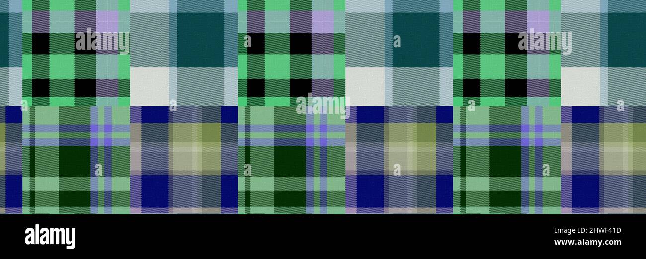 Classic winter tartan plaid seamless edging border. Modern gingham ...