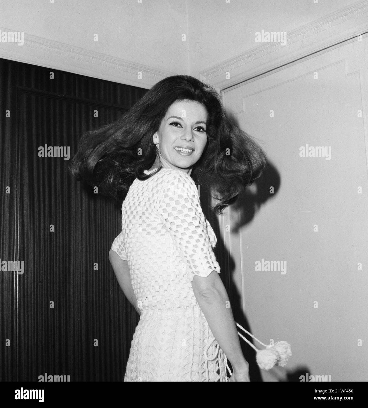 Abbe Lane, American singer and actress, in the UK to star in her own ...