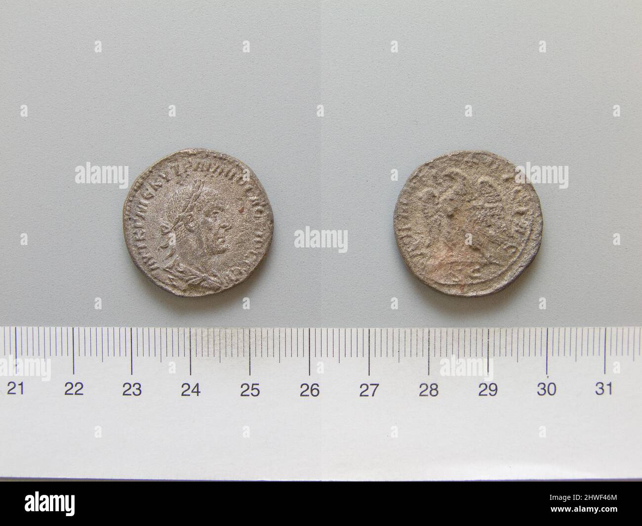 Tetradrachm of Trajan Decius, Emperor of Rome from Antioch. Ruler ...