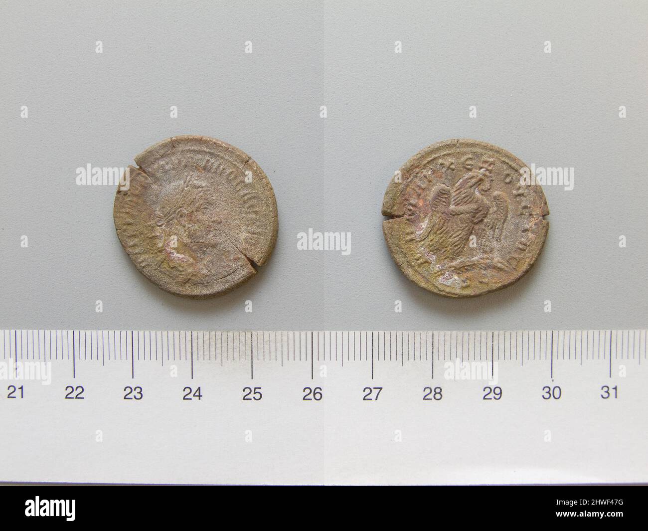 Tetradrachm of Trajan Decius, Emperor of Rome from Antioch. Ruler ...