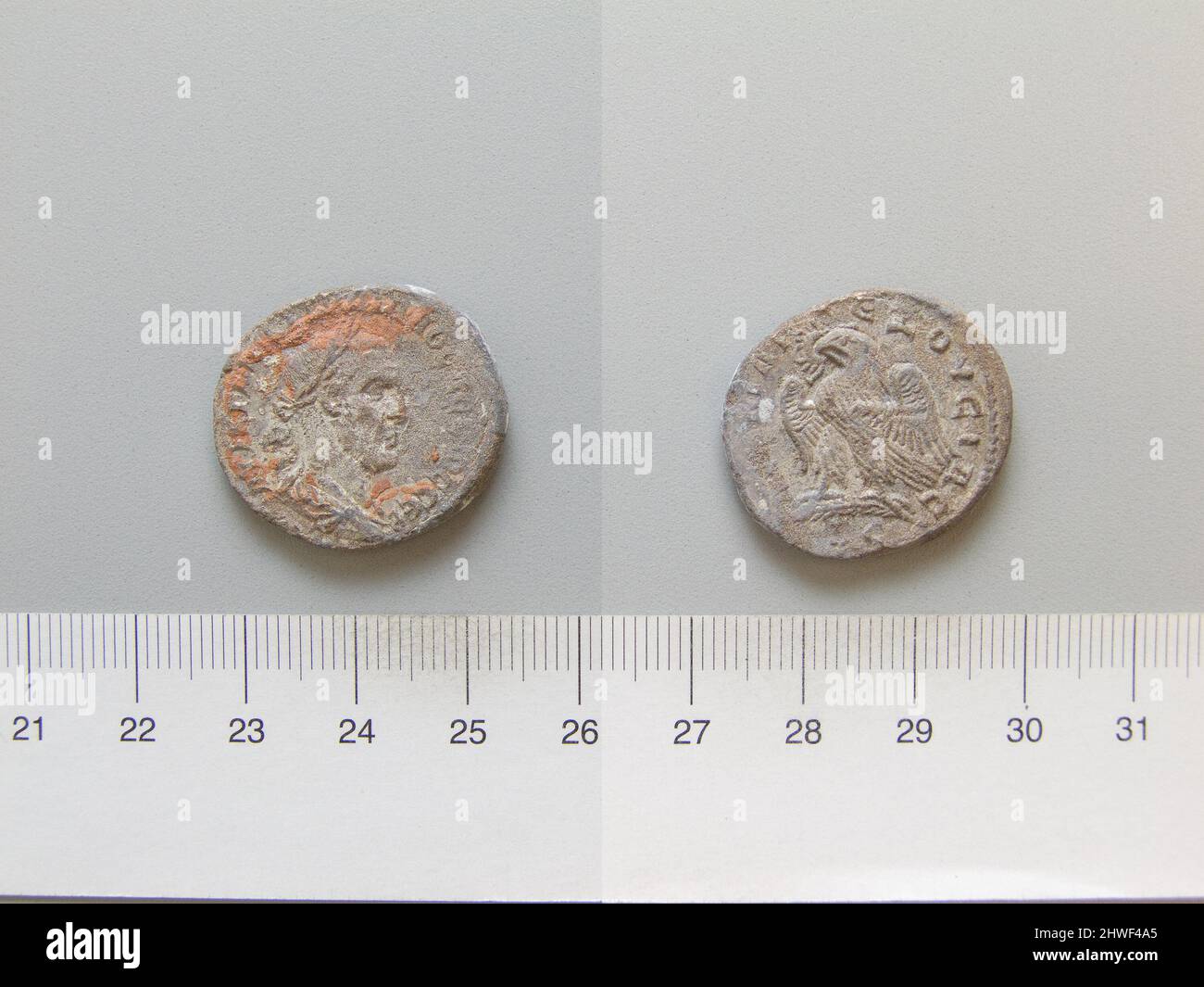 Tetradrachm of Trajan Decius, Emperor of Rome from Antioch. Ruler ...