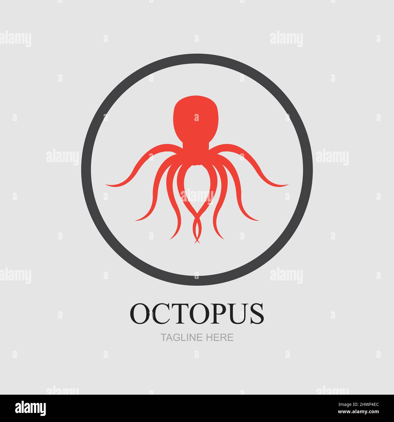 Templates for octopus logos Stock Vector Image & Art - Alamy
