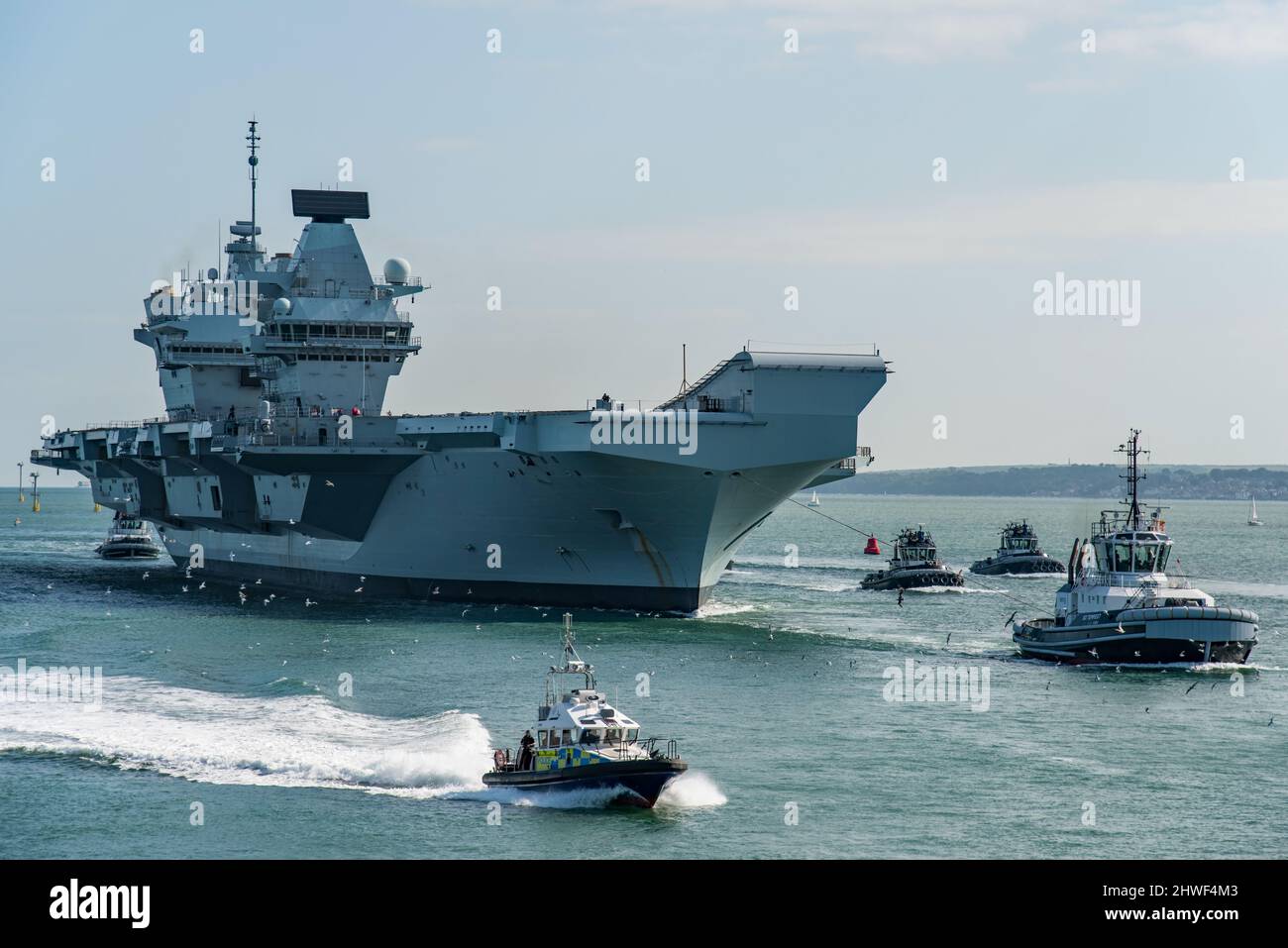 NATO flagship and command ship for the Maritime Response Force, HMS ...