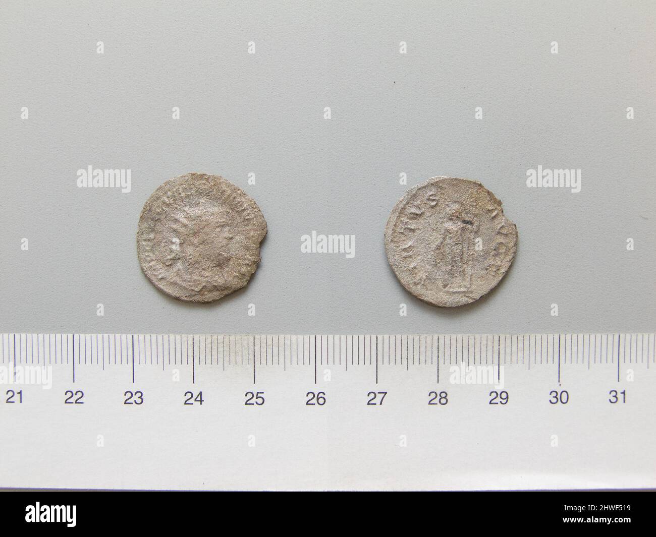 Antoninianus of Valerian, Emperor of Rome from Antioch. Ruler: Valerian ...