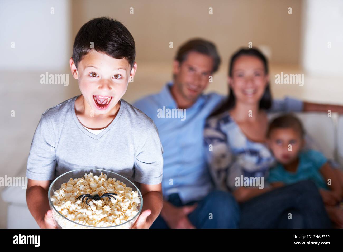 Family prank hi-res stock photography and images - Alamy
