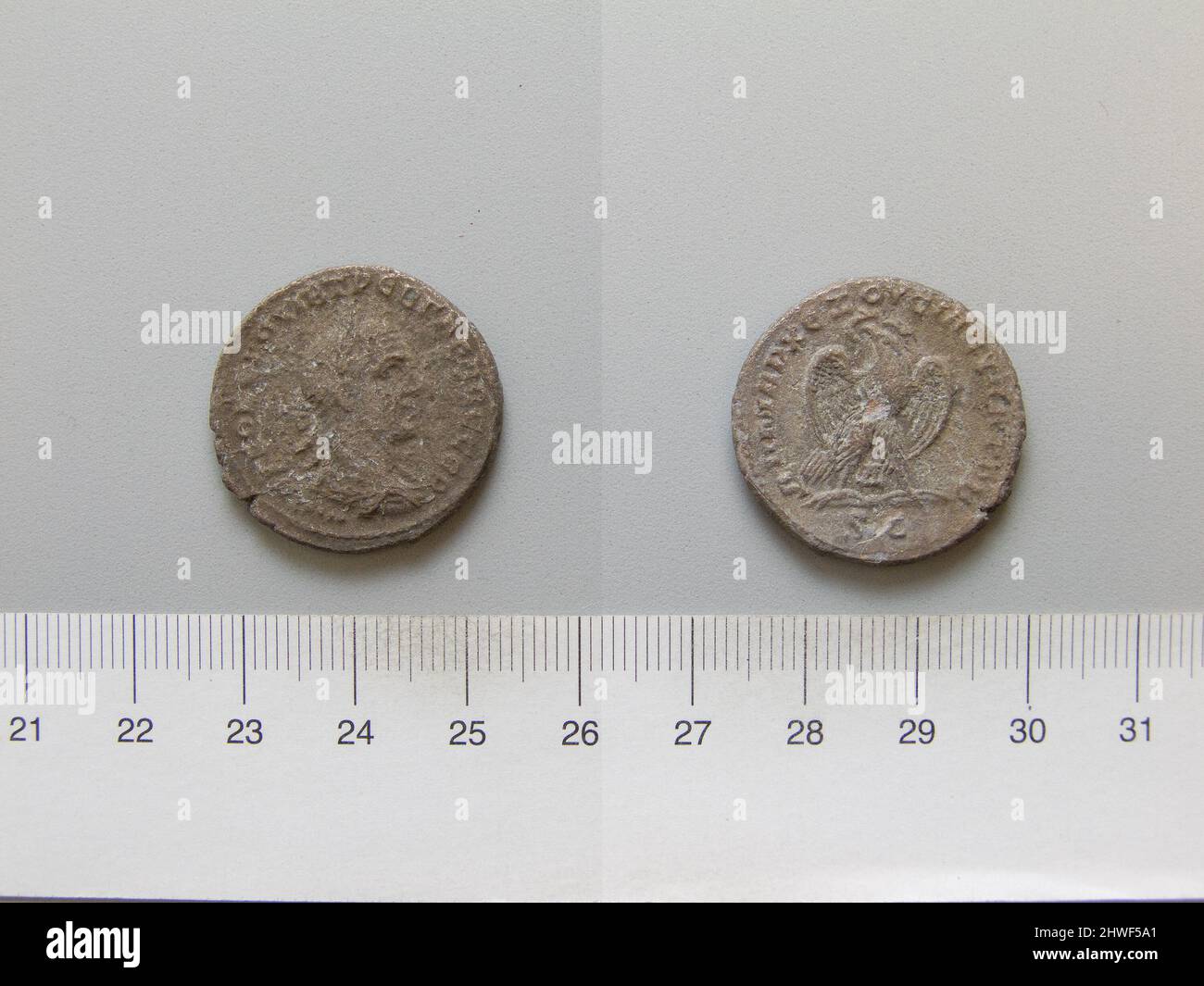 Tetradrachm of Trebonianus Gallus, Emperor of Rome from Antioch. Ruler ...