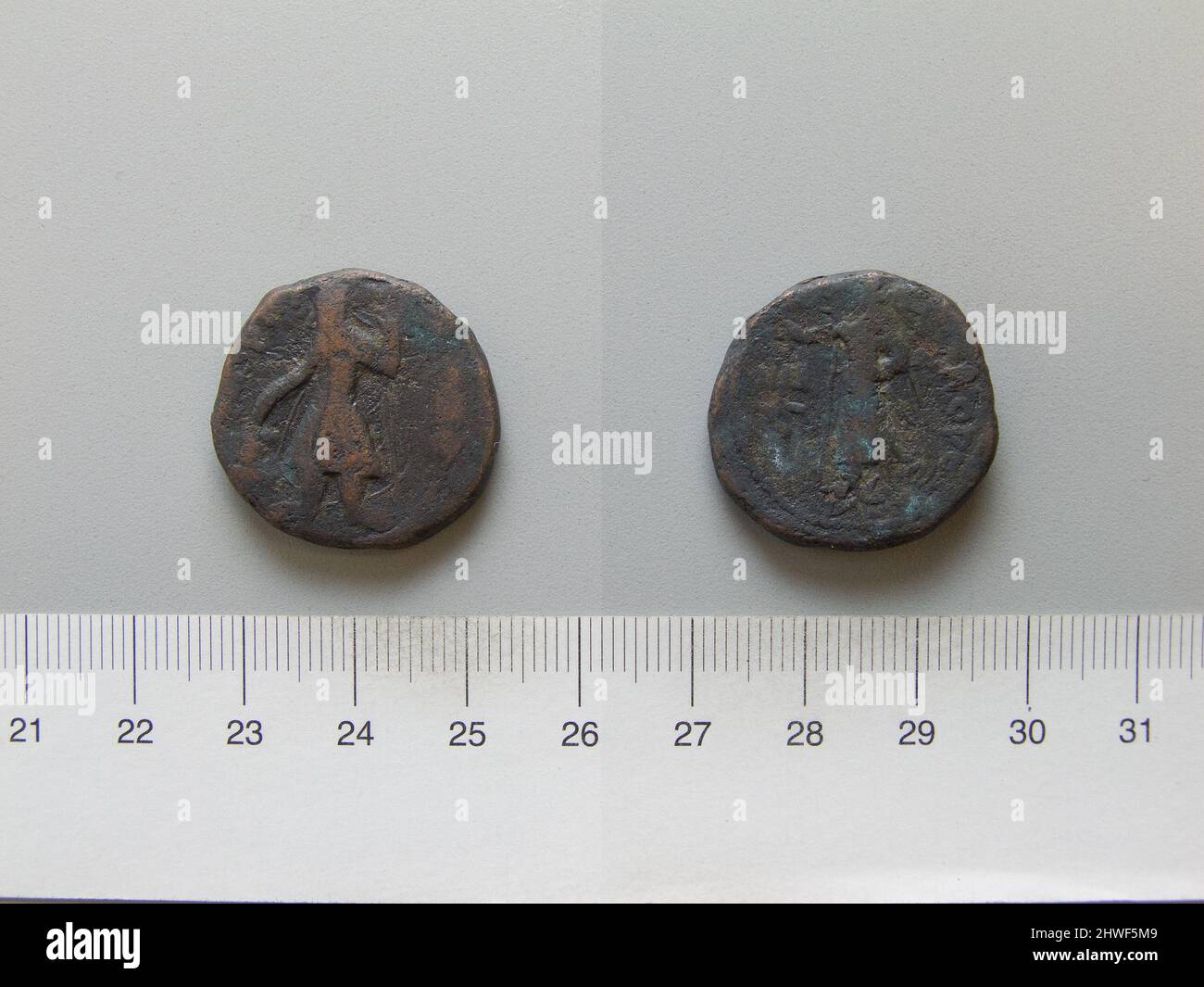 Coin of Kanishka from India. Ruler: Kanishka, Emperor of the Kushan ...