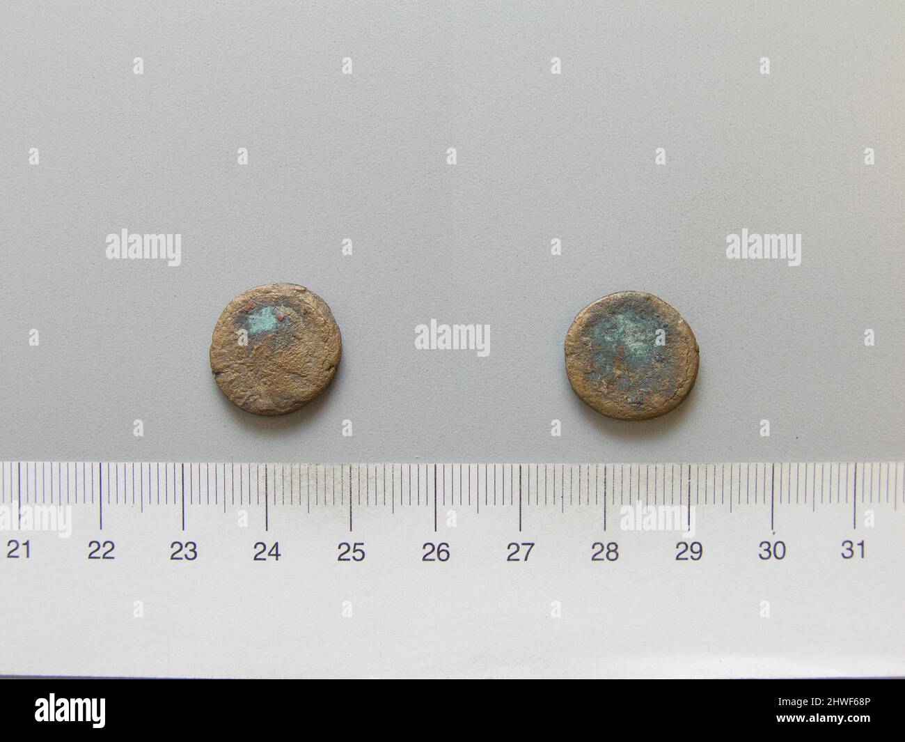 Coin of Diadumenian, Emperor of the Roman Empire from Edessa. Ruler ...