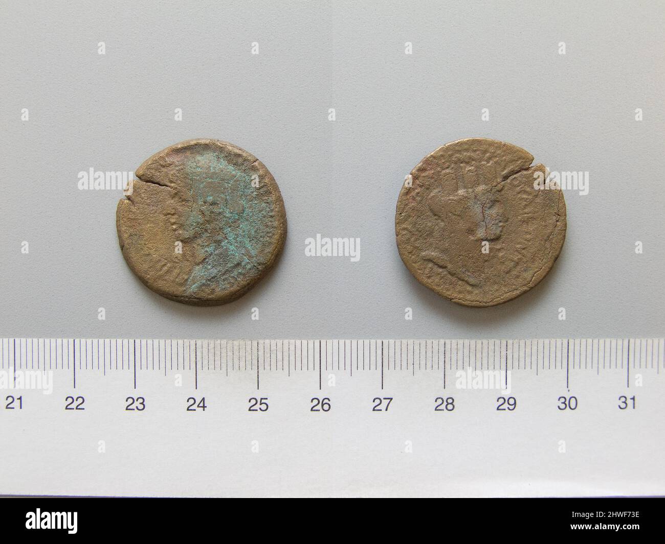 Coin of Domitian, Emperor of Rome from Laodicea ad Mare. Ruler ...