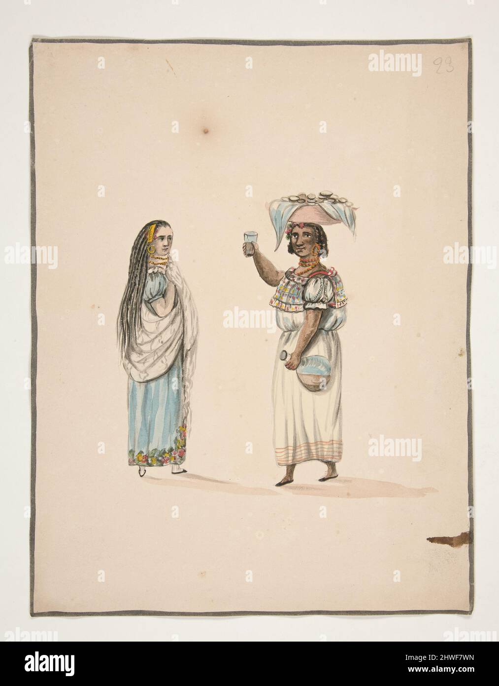 Native Women of Trujillo. Artist, possibly by: Pancho (Francisco ...