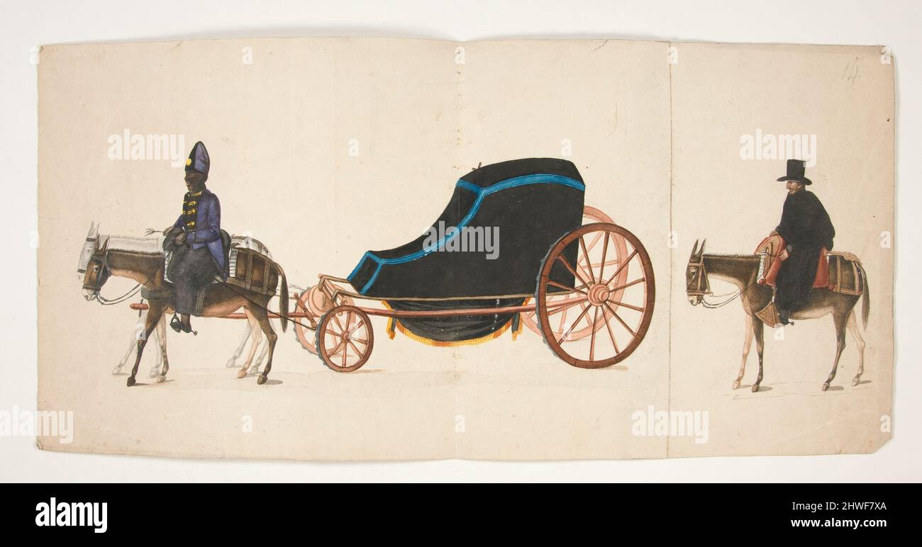 Funeral Procession. Artist, possibly by: Pancho (Francisco) Fierro ...