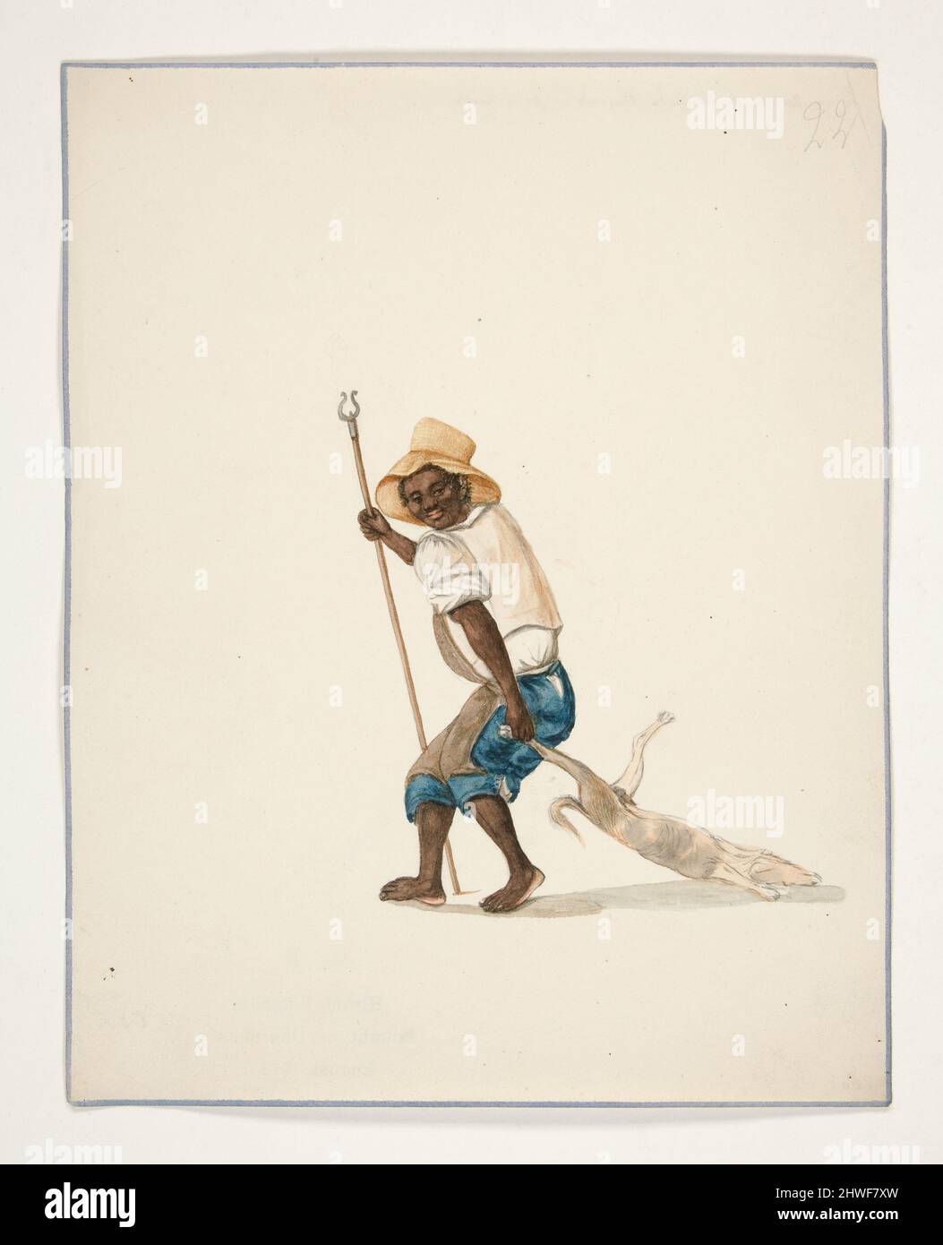 Man dragging dog hi-res stock photography and images - Alamy