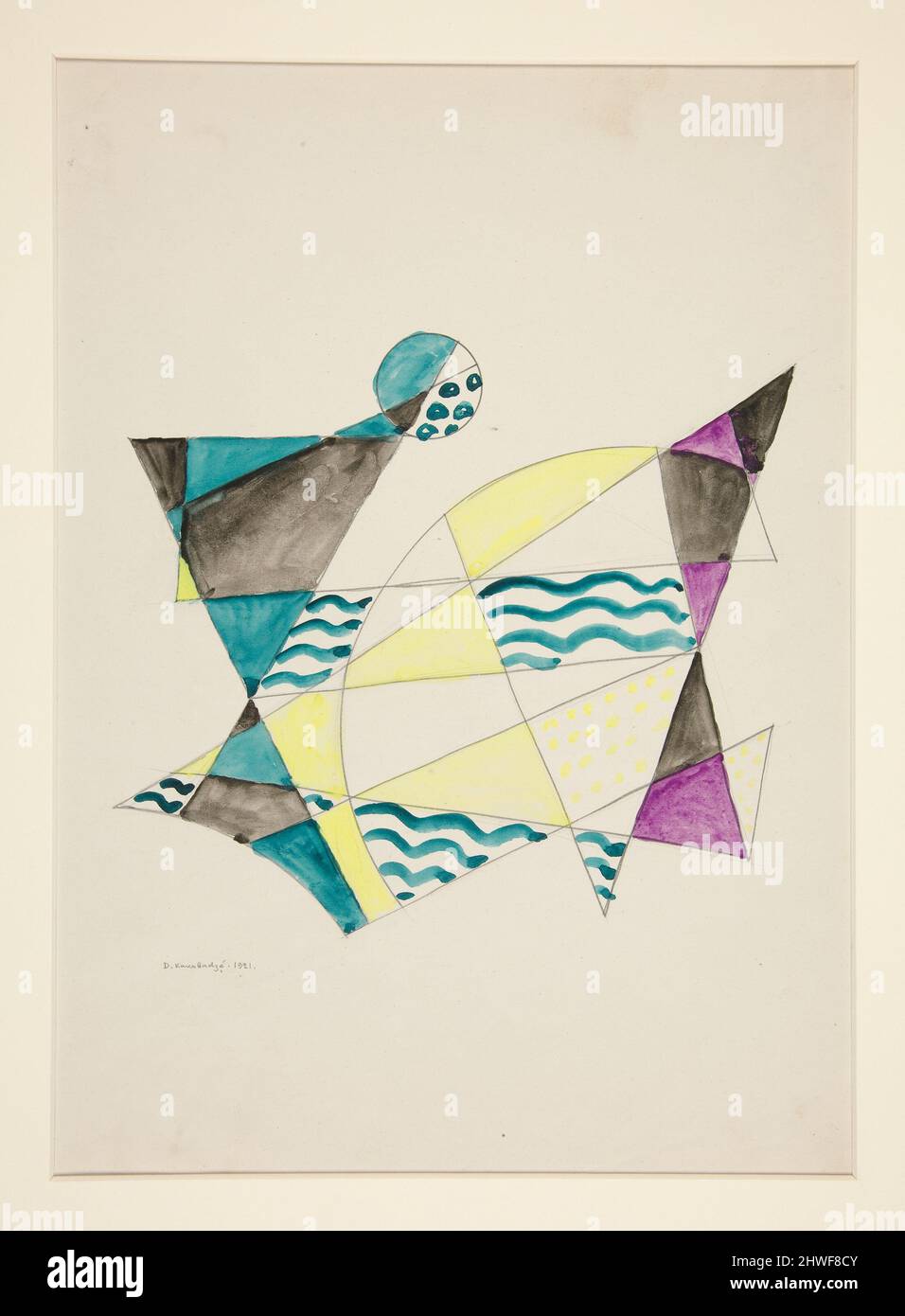 Abstraction Based on Sails, II. Artist: David Kakabadzé, Georgian, 1889 ...