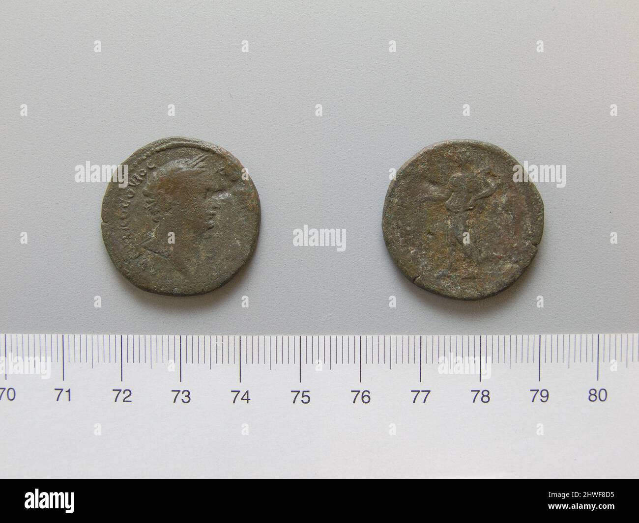 Coin of Domitian, Emperor of Rome from Alexandria. Ruler: Domitian ...