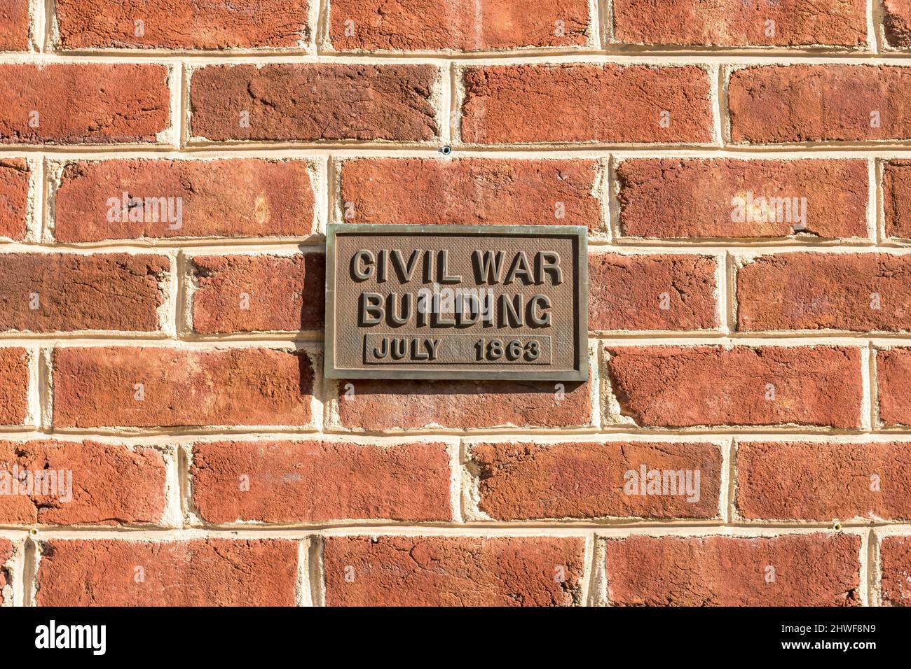 Civil war building 1863 hi-res stock photography and images - Alamy