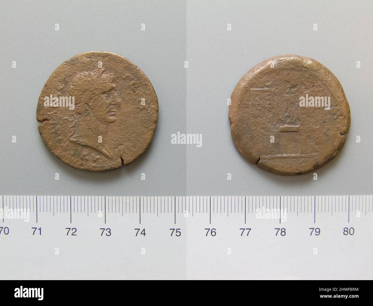 Coin of Trajan, Emperor of Rome from Alexandria. Ruler: Trajan, Emperor ...