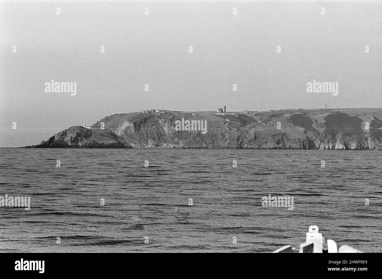 General scenes on Lundy Island. Lundy is the largest island in the ...
