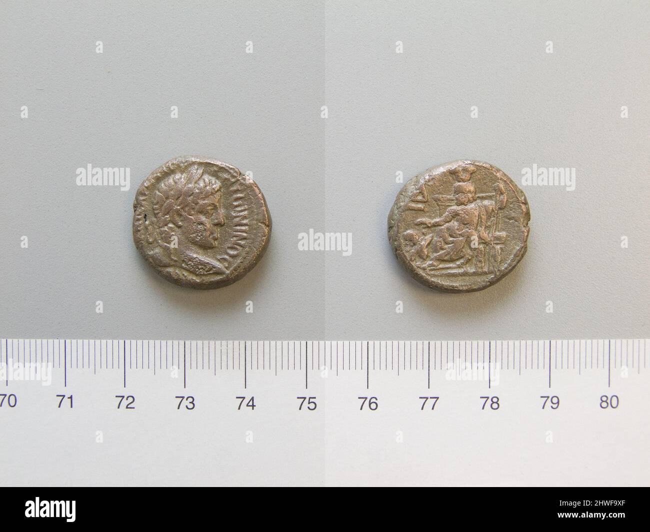 Tetradrachm of Elagabalus, Emperor of Rome from Alexandria. Ruler ...