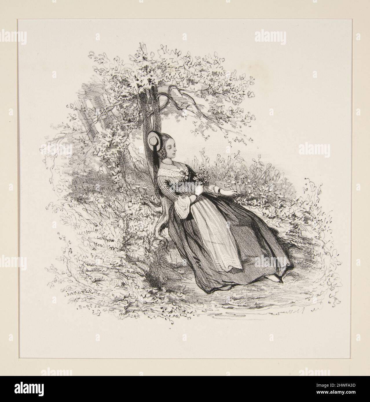 Julie. Artist: Paul Gavarni, French, 1804–1866 Stock Photo - Alamy