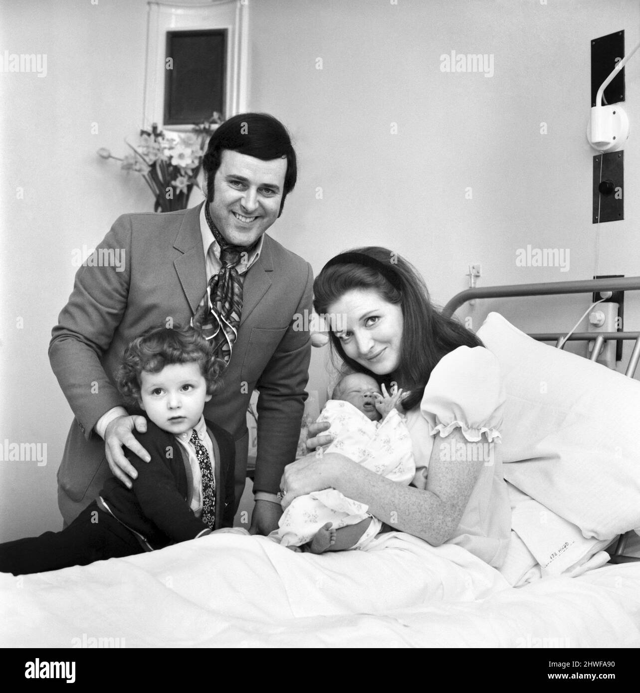 Proud father Terry Wogan allowed news crews to document his visit to ...