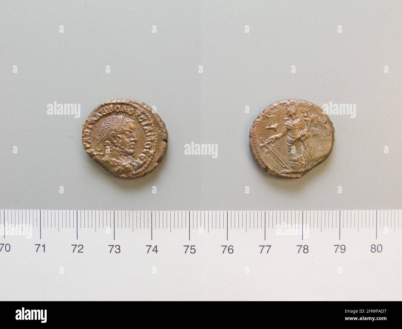 Tetradrachm of Volusianus, Emperor of the Roman Empire; Trebonianus ...