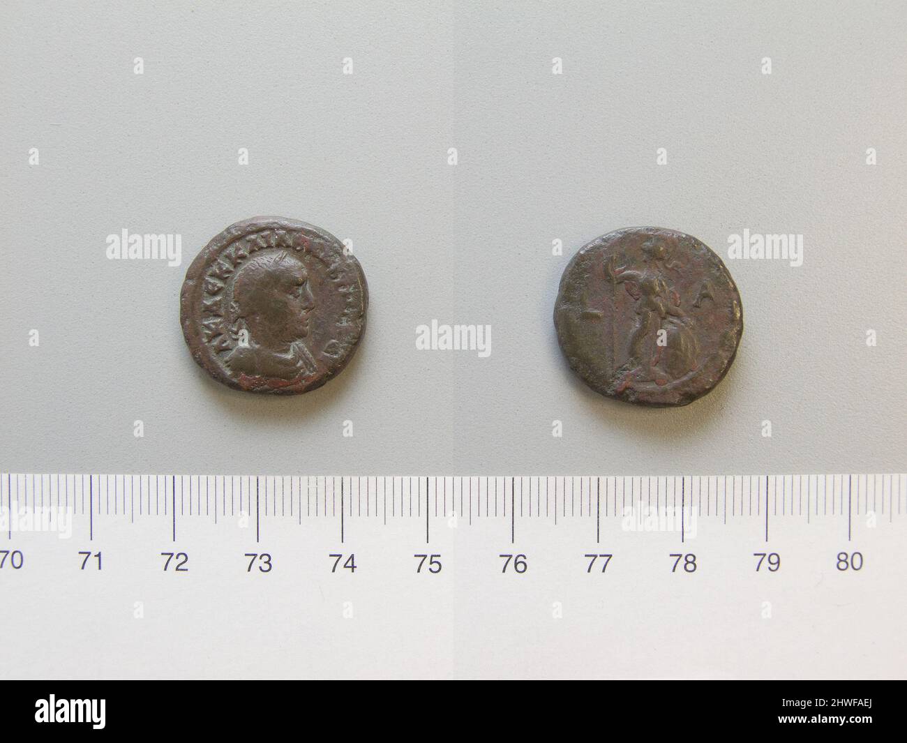 Tetradrachm of Balbinus; Pupienus from Alexandria. Ruler: Balbinus ...