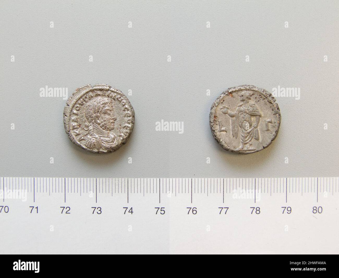 Tetradrachm of Valerian, Emperor of Rome; Gallienus, Emperor of Rome ...