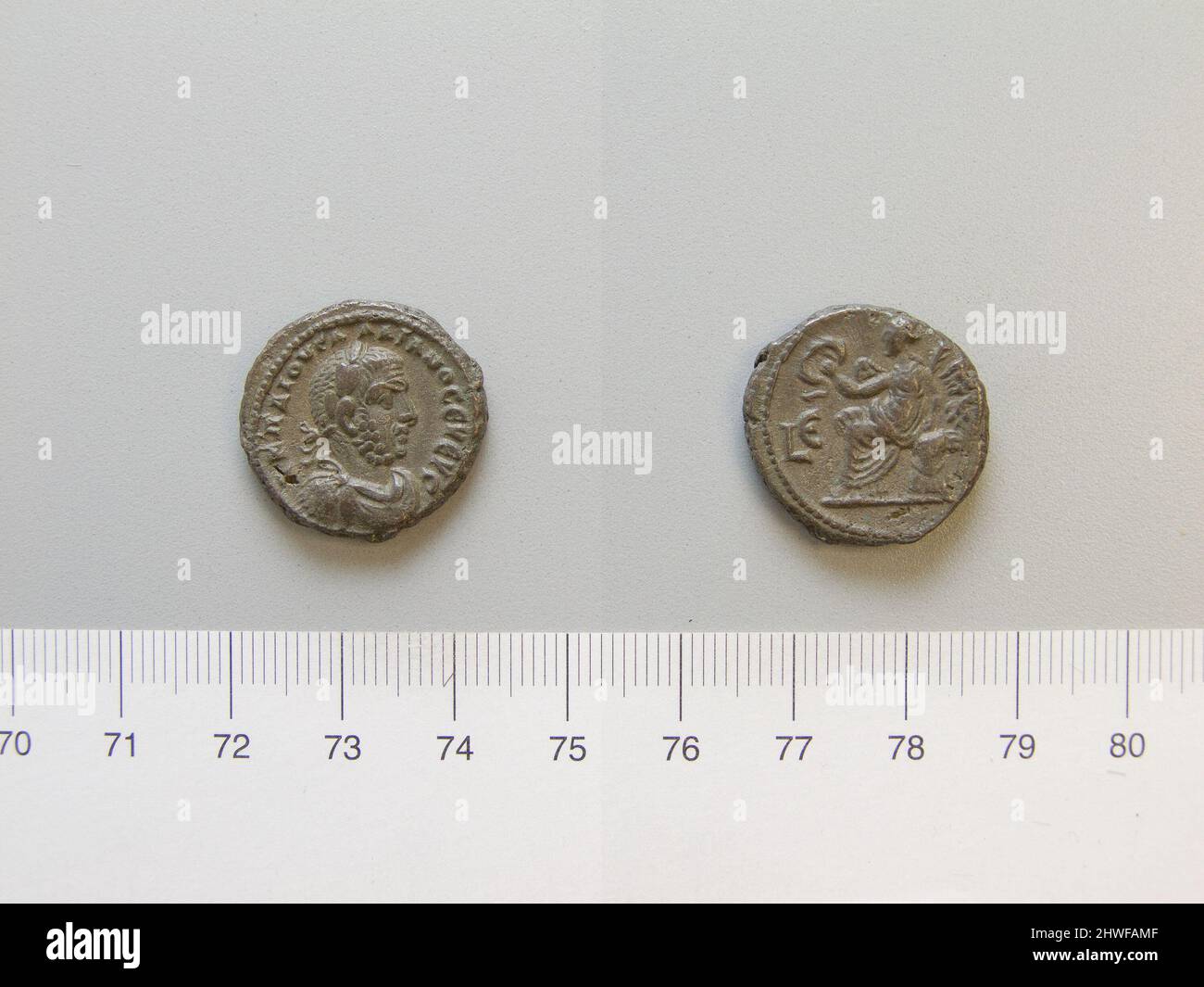 Tetradrachm of Valerian, Emperor of Rome; Gallienus, Emperor of Rome ...