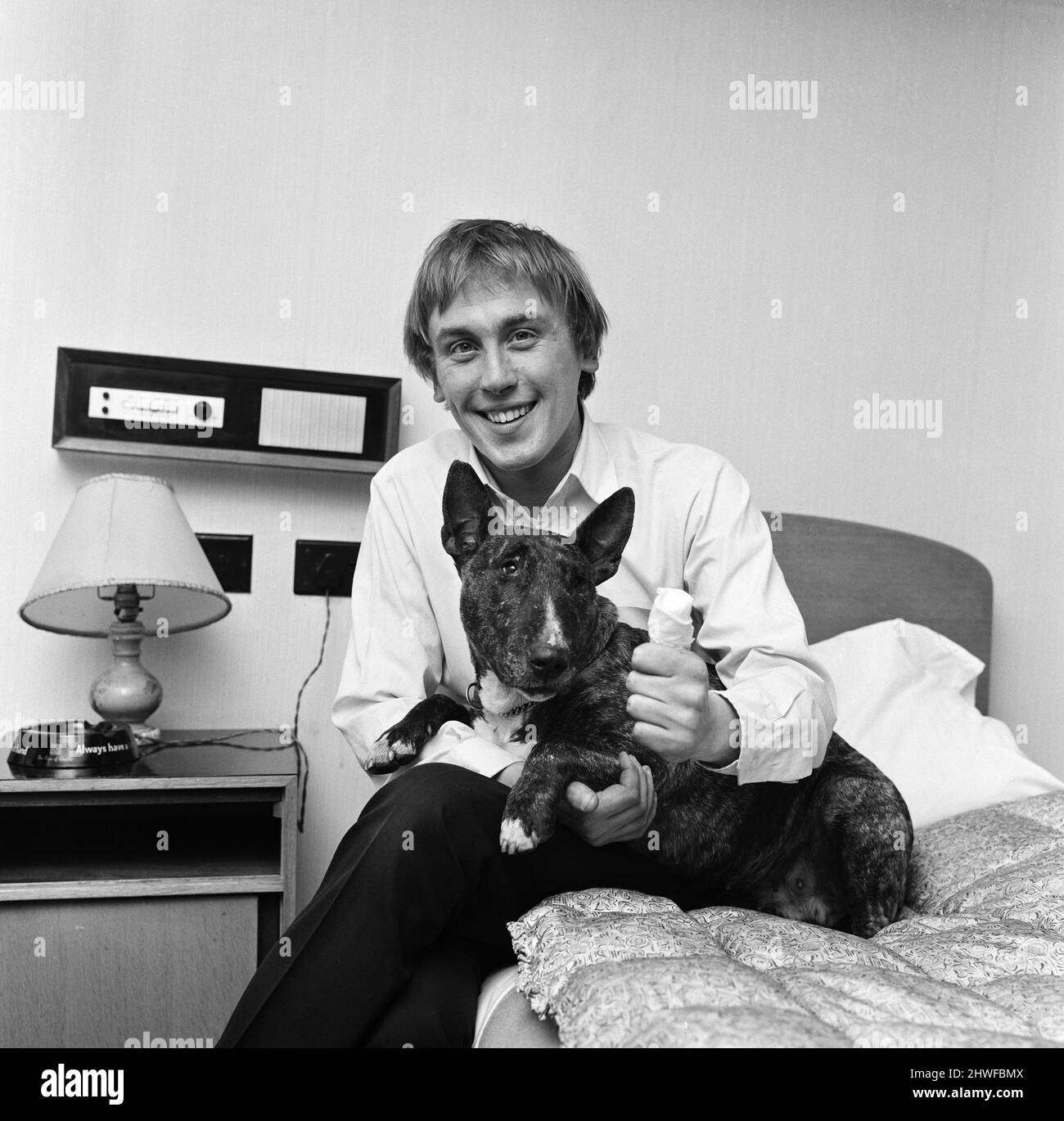 The dog that did the damage, Shady, makes it up with actor Christopher ...