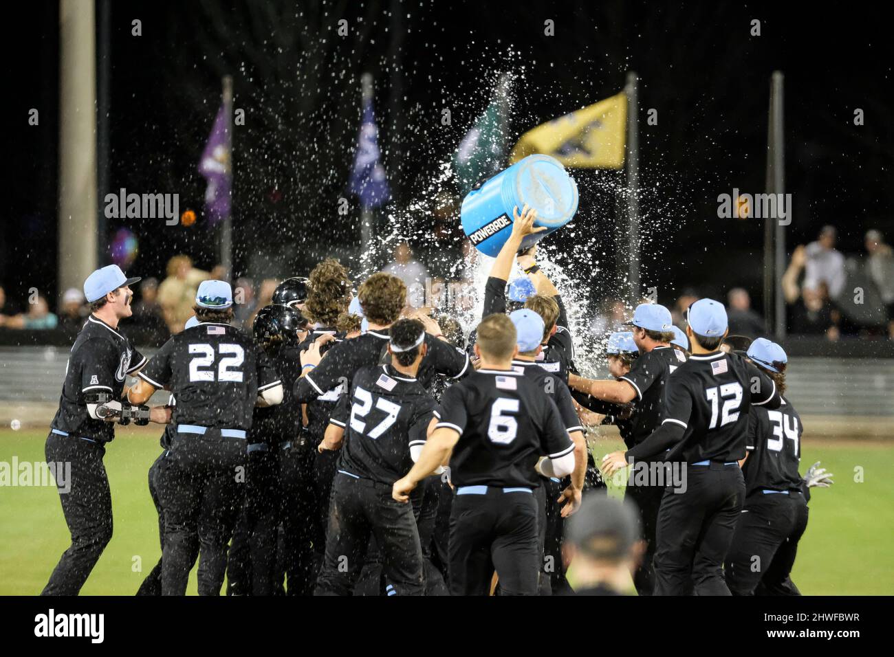 March 05 2022 Ucf Players React To A Walk Off Single In The 12th