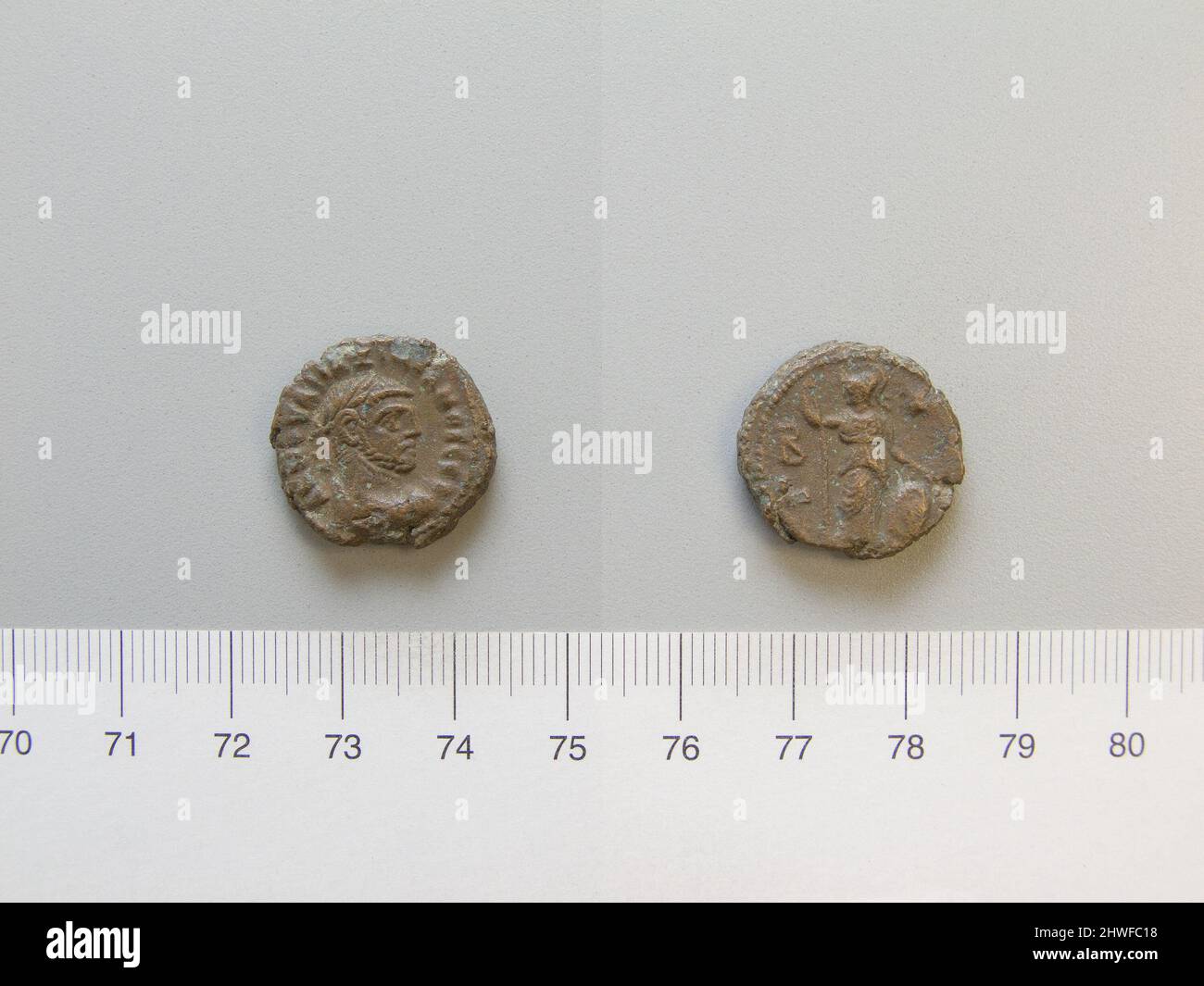 Coin of Maximian from Alexandria. Ruler: Maximian, Emperor of Rome, ca ...