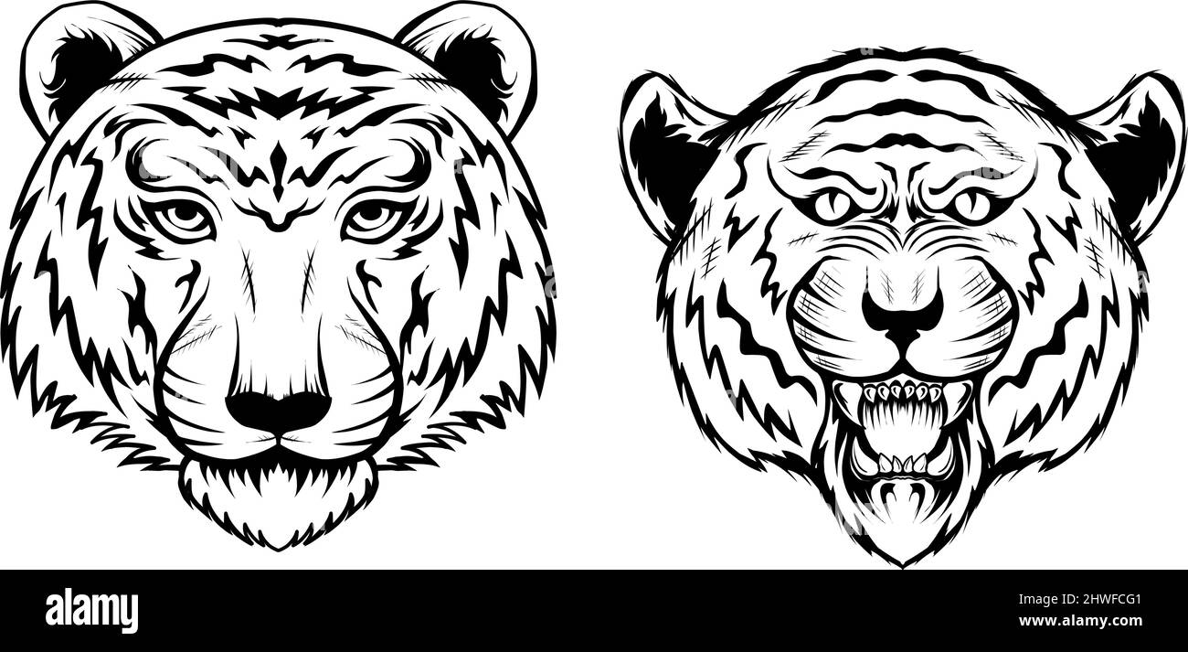 Cute vector background two Black and White Stock Photos & Images - Alamy