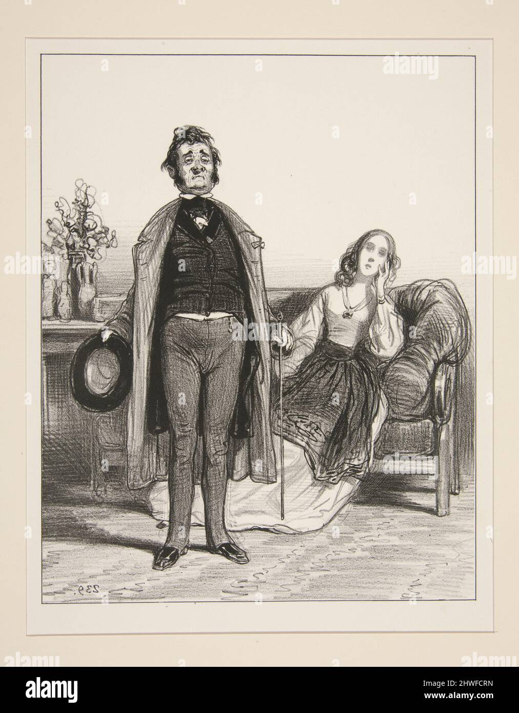 Mais!…il me semble…. Artist: Paul Gavarni, French, 1804–1866 Stock ...