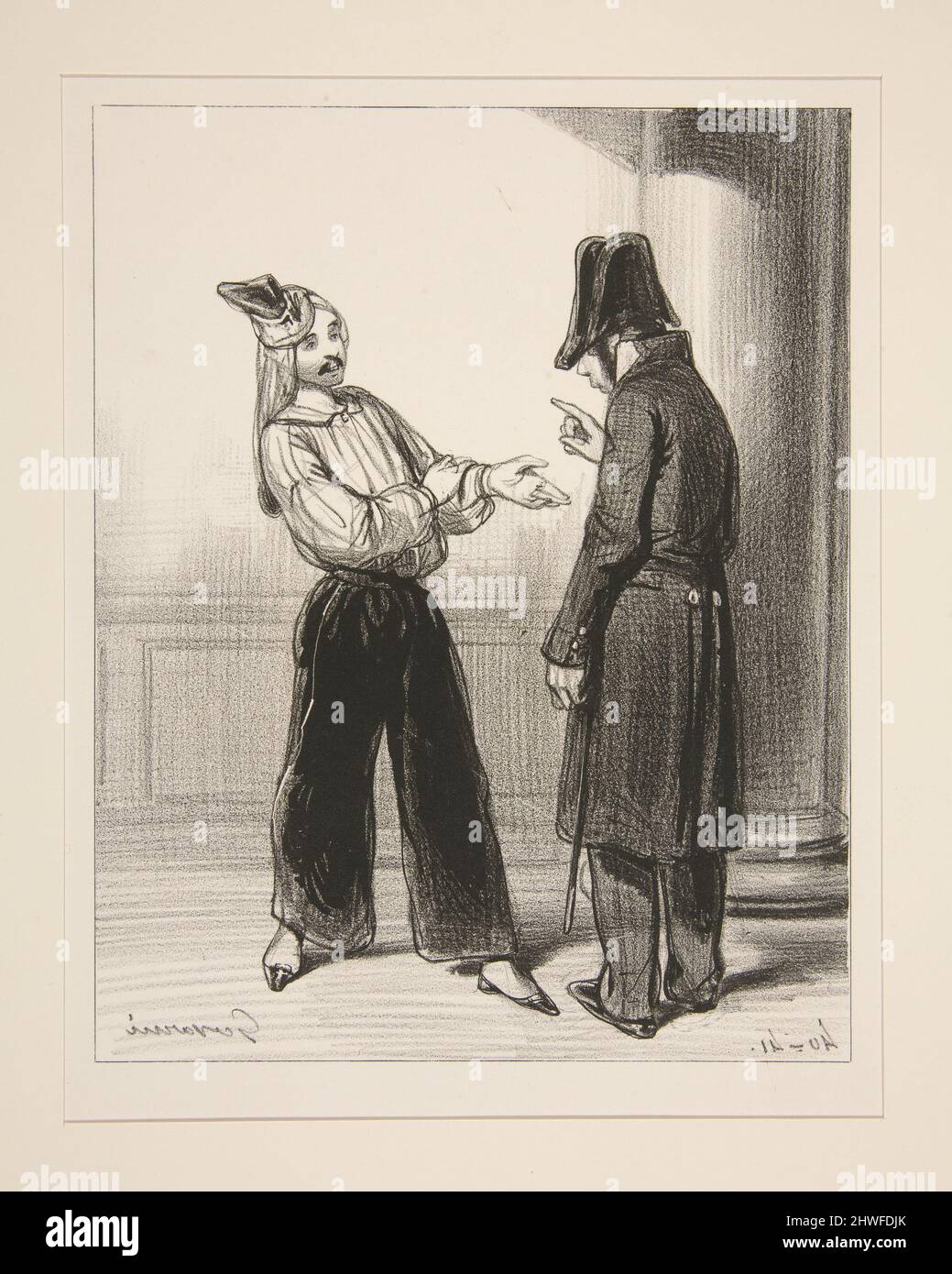 Je vous dis que vous avez danse d’une facon…. Artist: Paul Gavarni ...