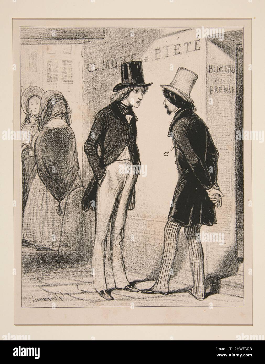 Combien? - Devine…Trente francs?…. Artist: Paul Gavarni, French, 1804 ...