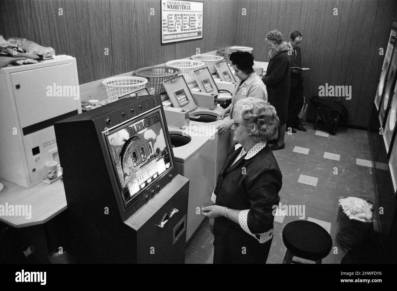 A gambling machine has been installed in the launderette in the Warwick ...
