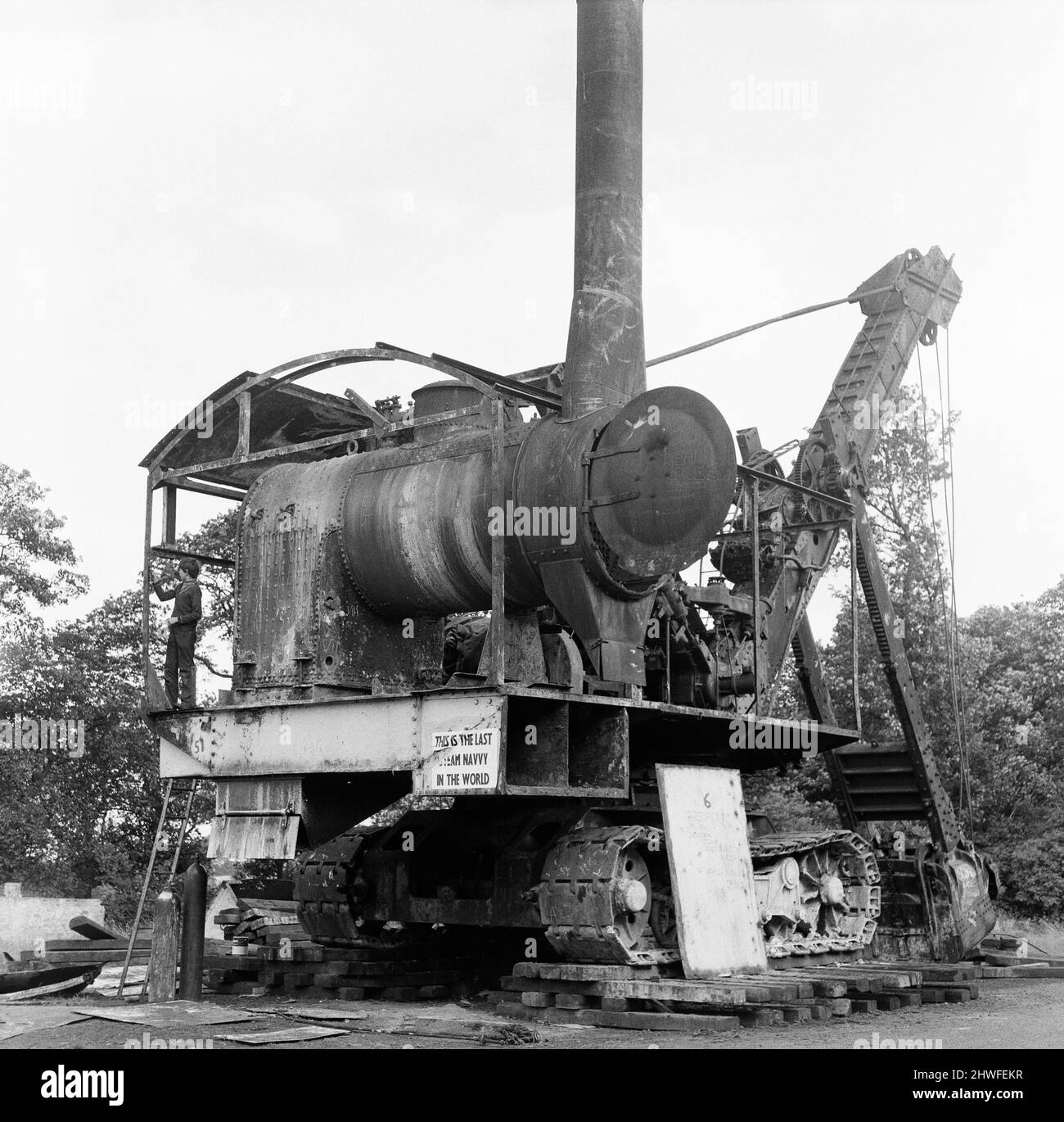 Steam powered Excavating Machine, aka Steam Navvy, at Beamish Museum ...