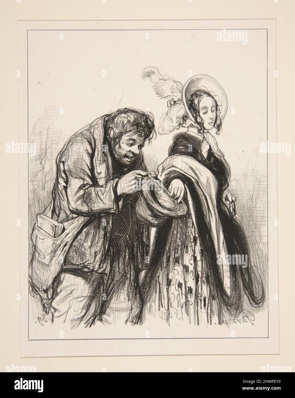 Ame sensible et charitable, gardez-vous des mechans (sic)…. Artist ...